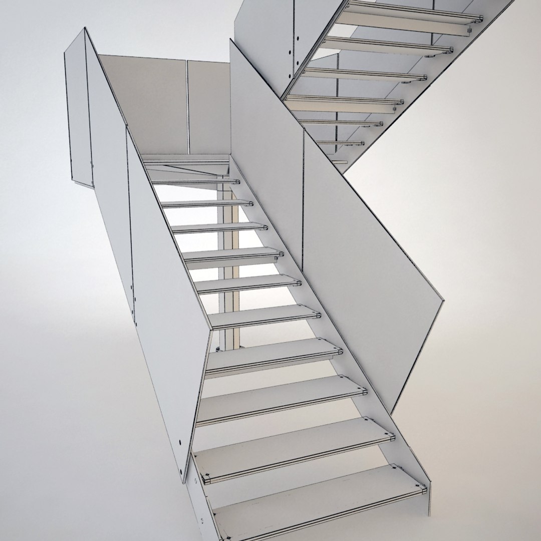 Stair Architectural 3d Model