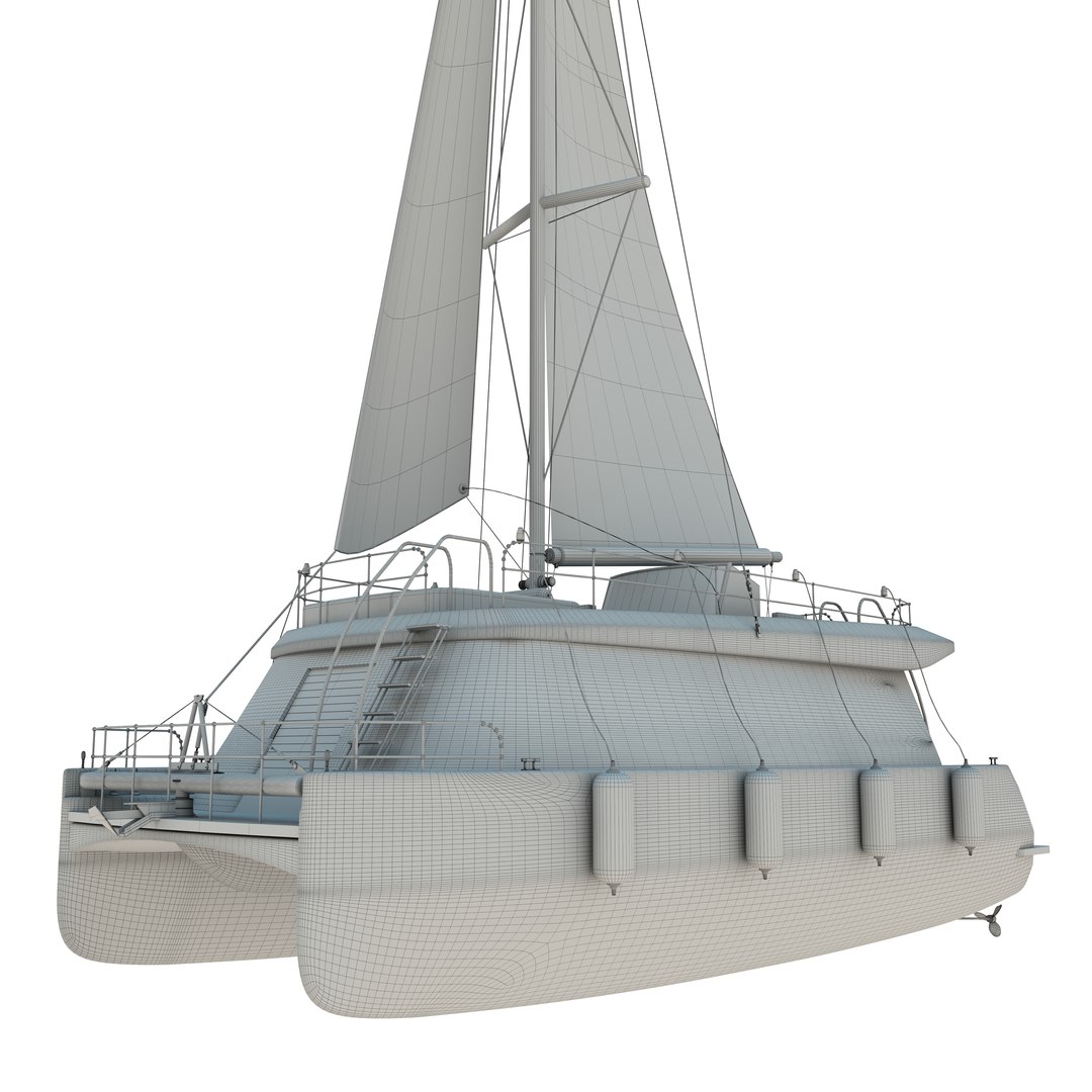 3D Catamaran Bombus 45 Concept - TurboSquid 1911116
