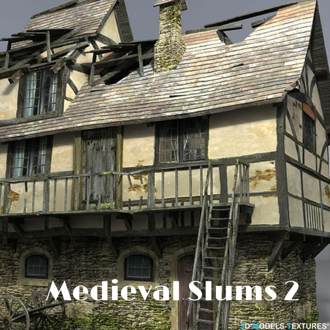 3D Medieval Slums - TurboSquid 1214844