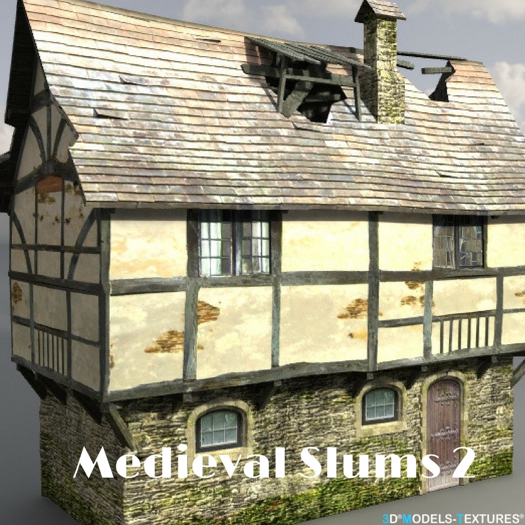 3D Medieval Slums - TurboSquid 1214844