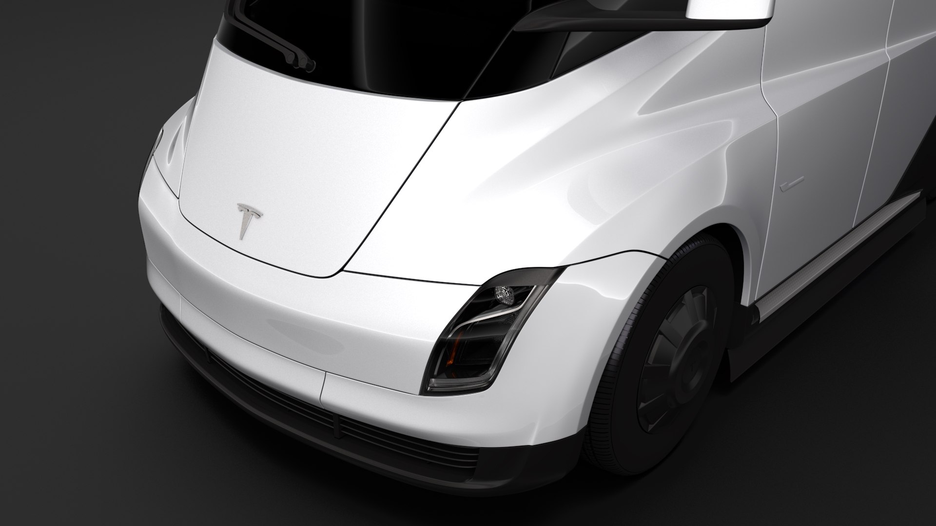Tesla Semi 4axis 2018 3D Model - TurboSquid 1281775