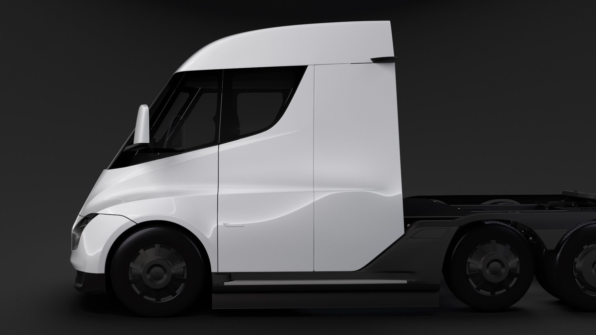 Tesla Semi 4axis 2018 3D Model - TurboSquid 1281775
