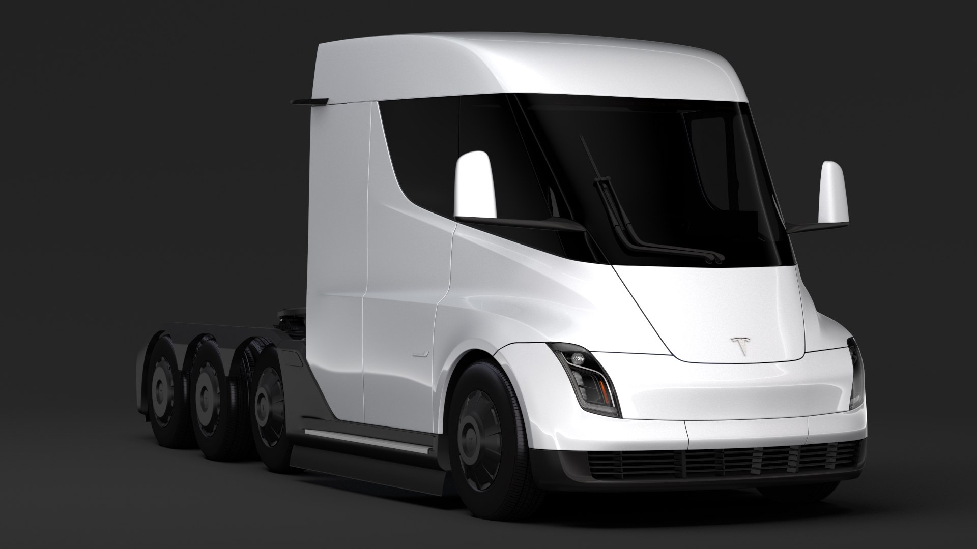 Tesla Semi 4axis 2018 3D Model - TurboSquid 1281775