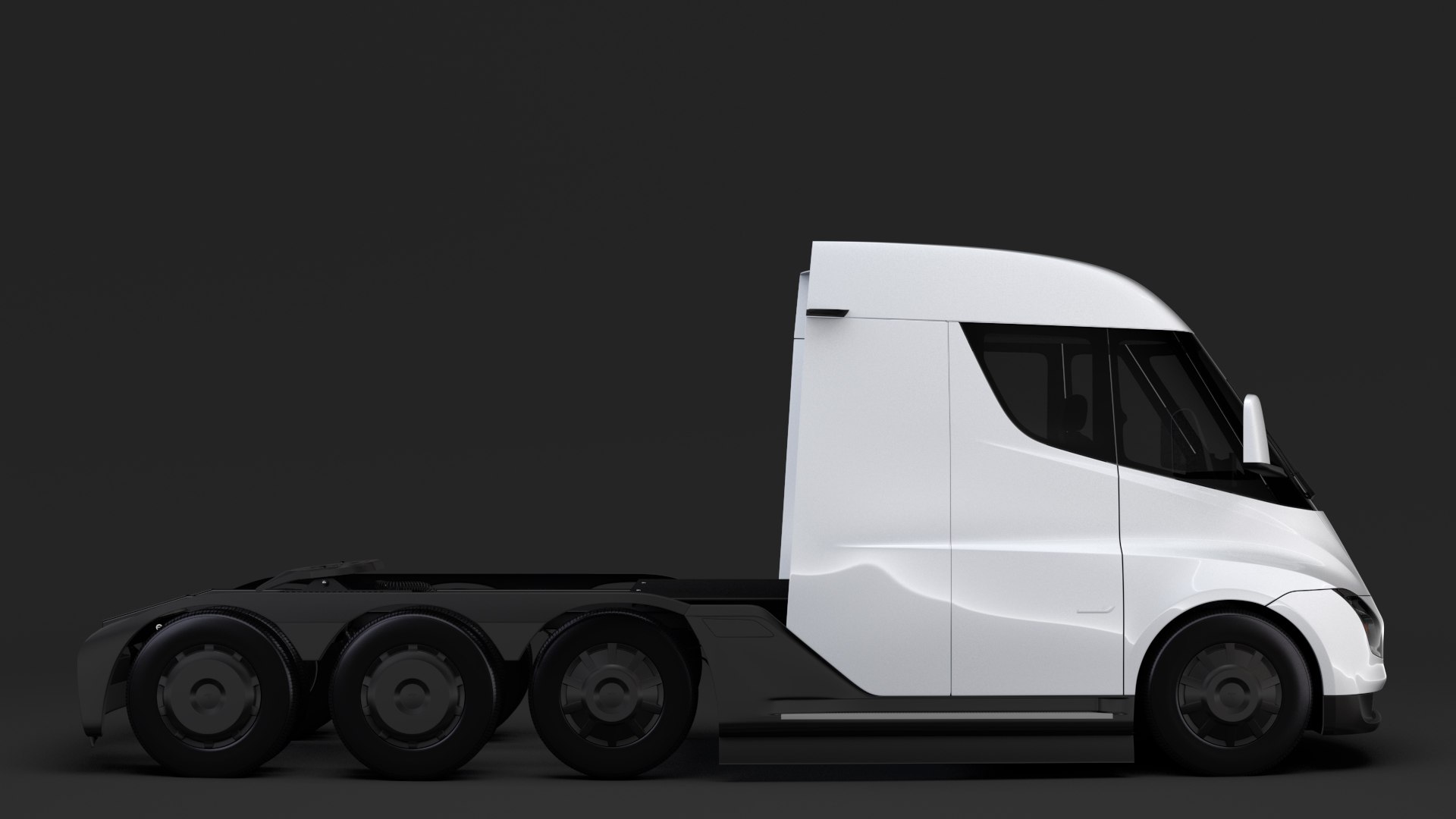 Tesla Semi 4axis 2018 3D Model - TurboSquid 1281775