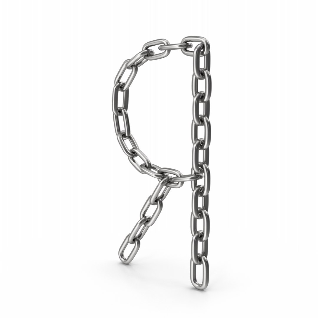 3D Chain Letter R Model - TurboSquid 2024690