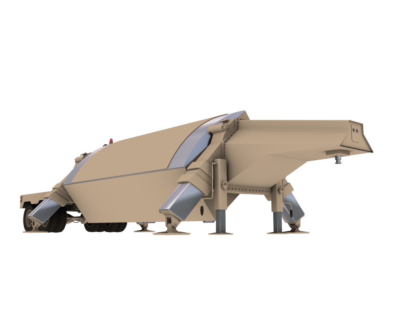 3d thaad radar model