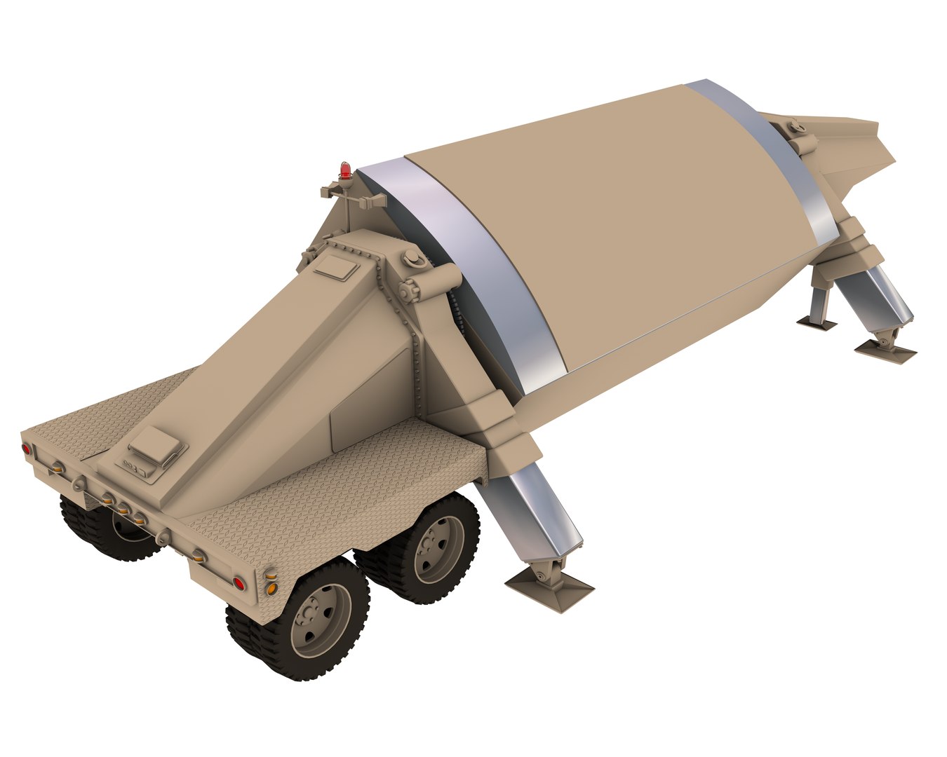 3d thaad radar model