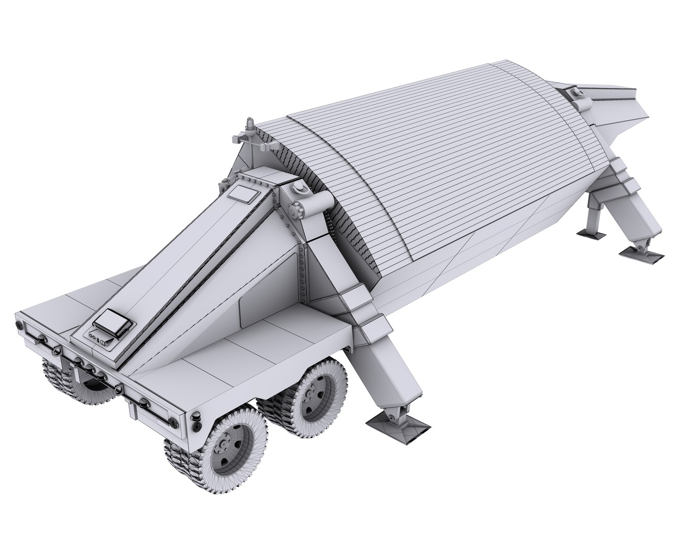 3d thaad radar model