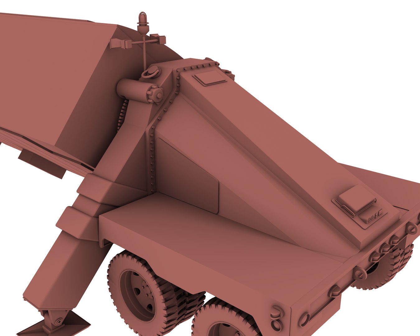3d thaad radar model