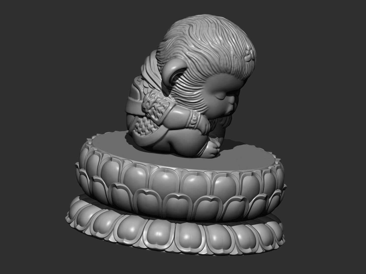 Baby Monkey King Model - TurboSquid 2038320