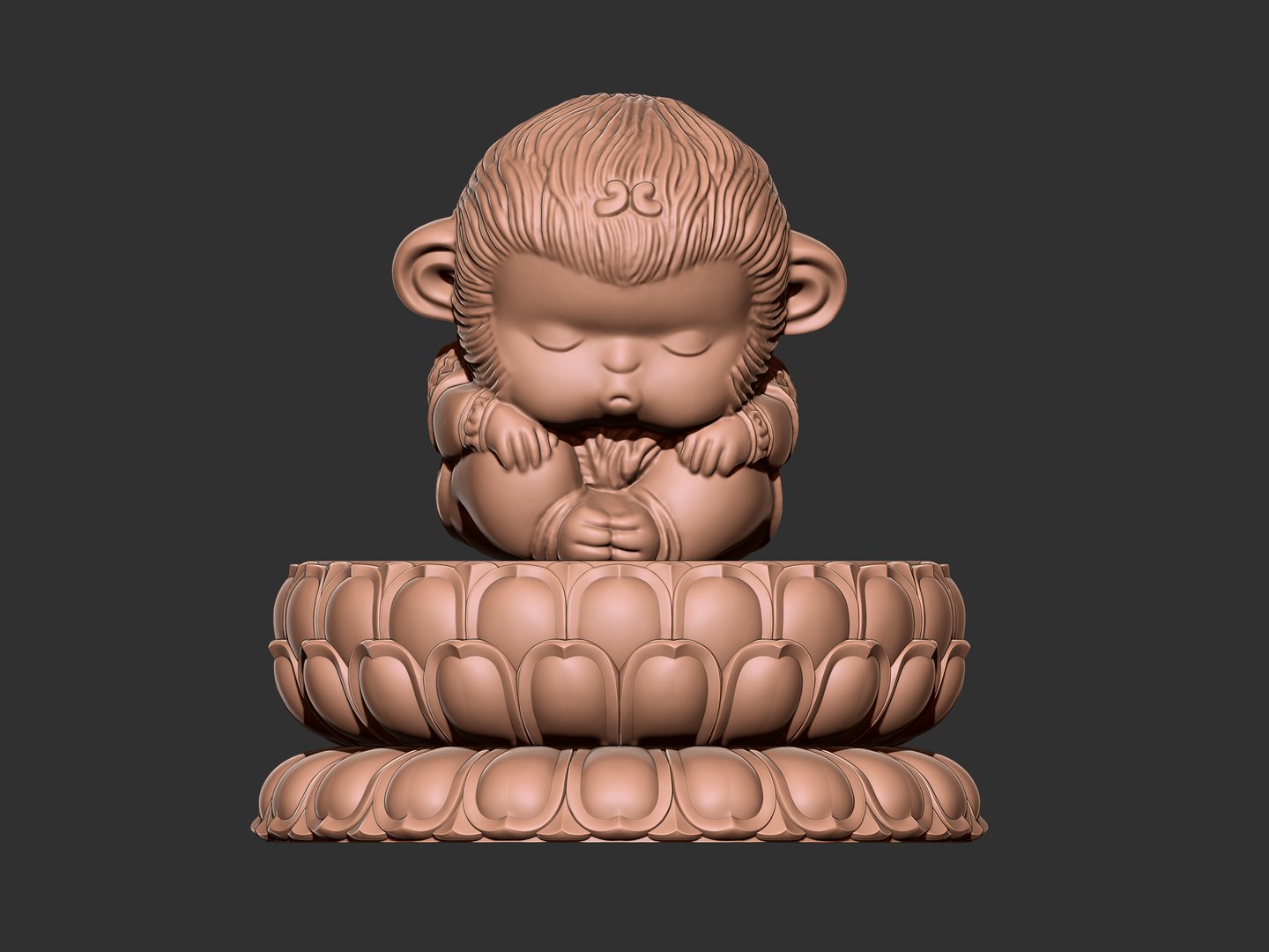 Baby Monkey King Model - TurboSquid 2038320