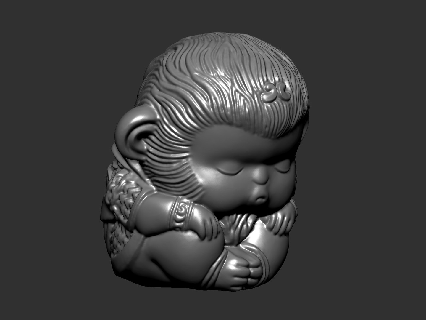 Baby Monkey King Model - TurboSquid 2038320