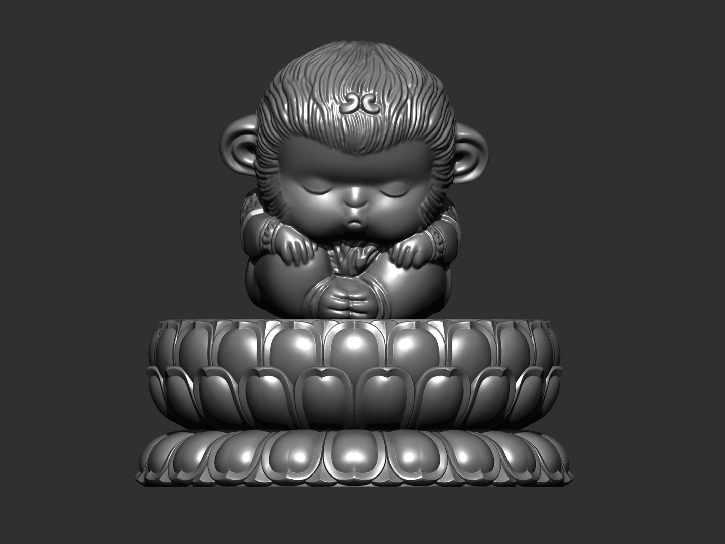 Baby Monkey King Model - TurboSquid 2038320
