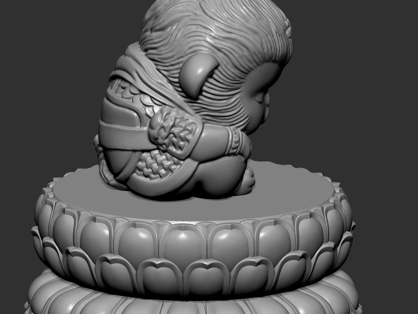 Baby Monkey King Model - TurboSquid 2038320
