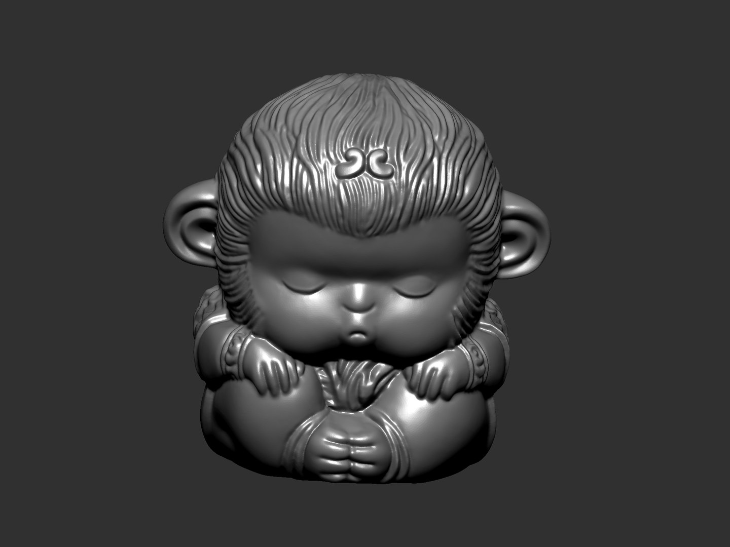 Baby Monkey King Model - TurboSquid 2038320