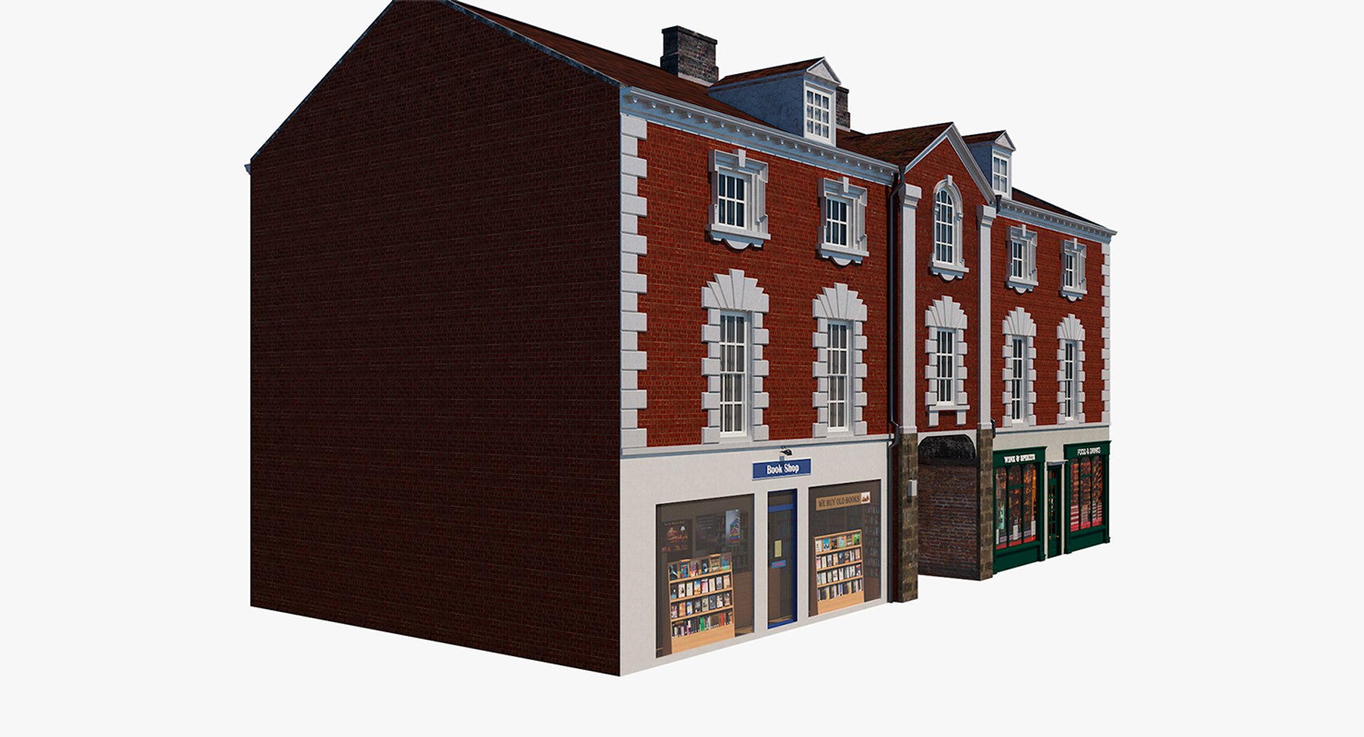 British Building 3D - TurboSquid 1325225