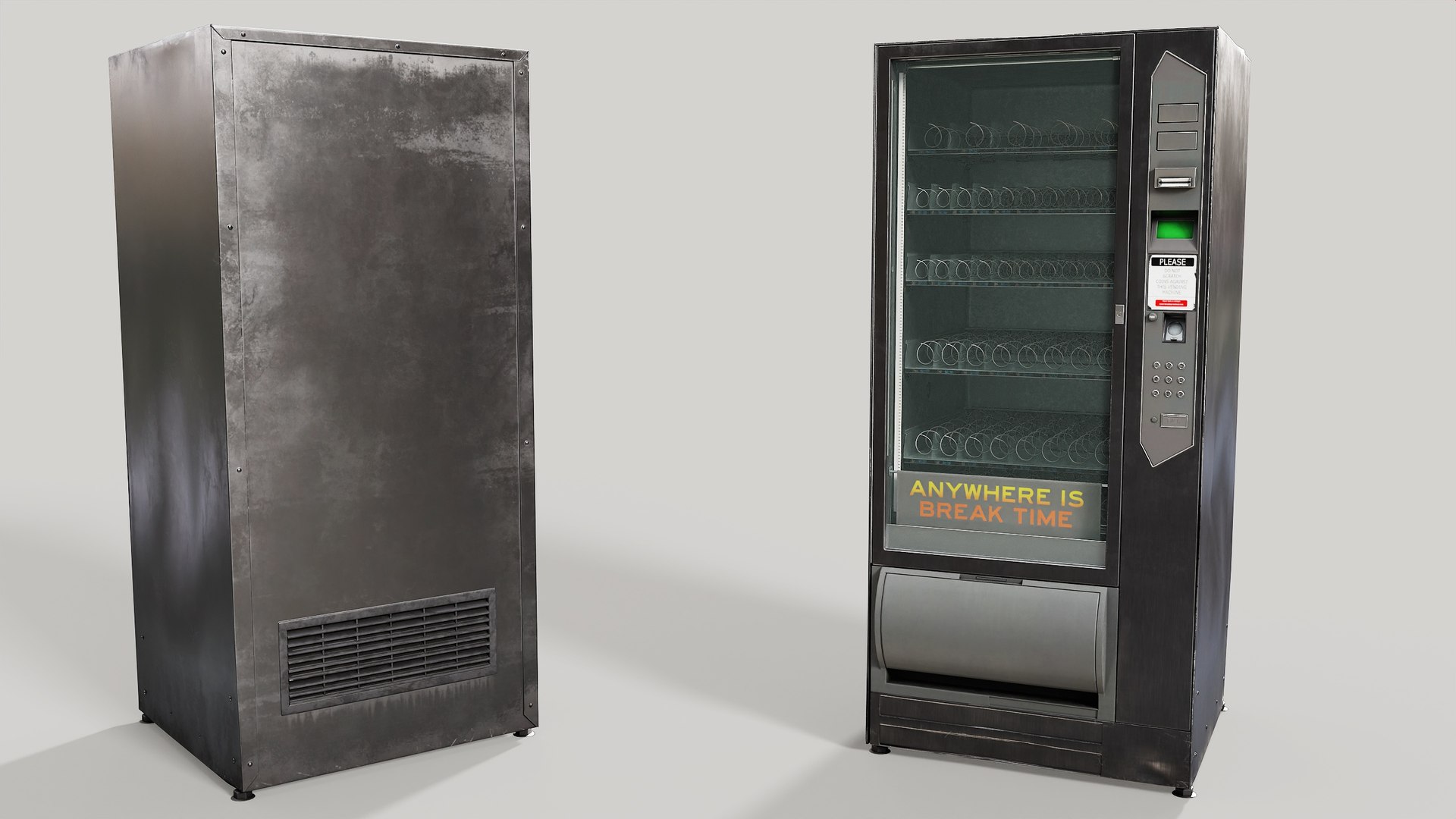 3D Model Snack Vending Machine - PBR Game Ready - TurboSquid 2135176