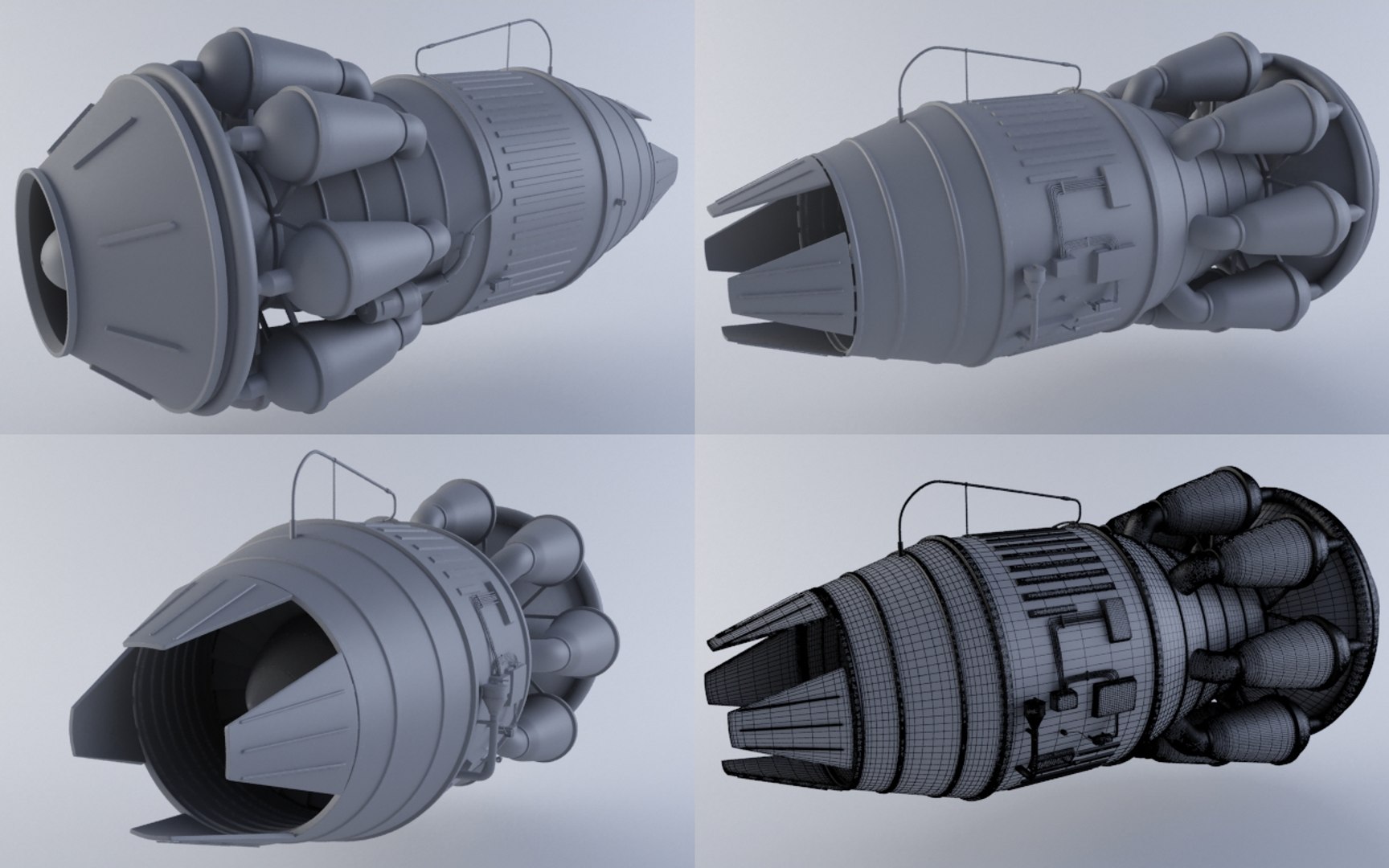 Jet Engine Mkiii 3d Max