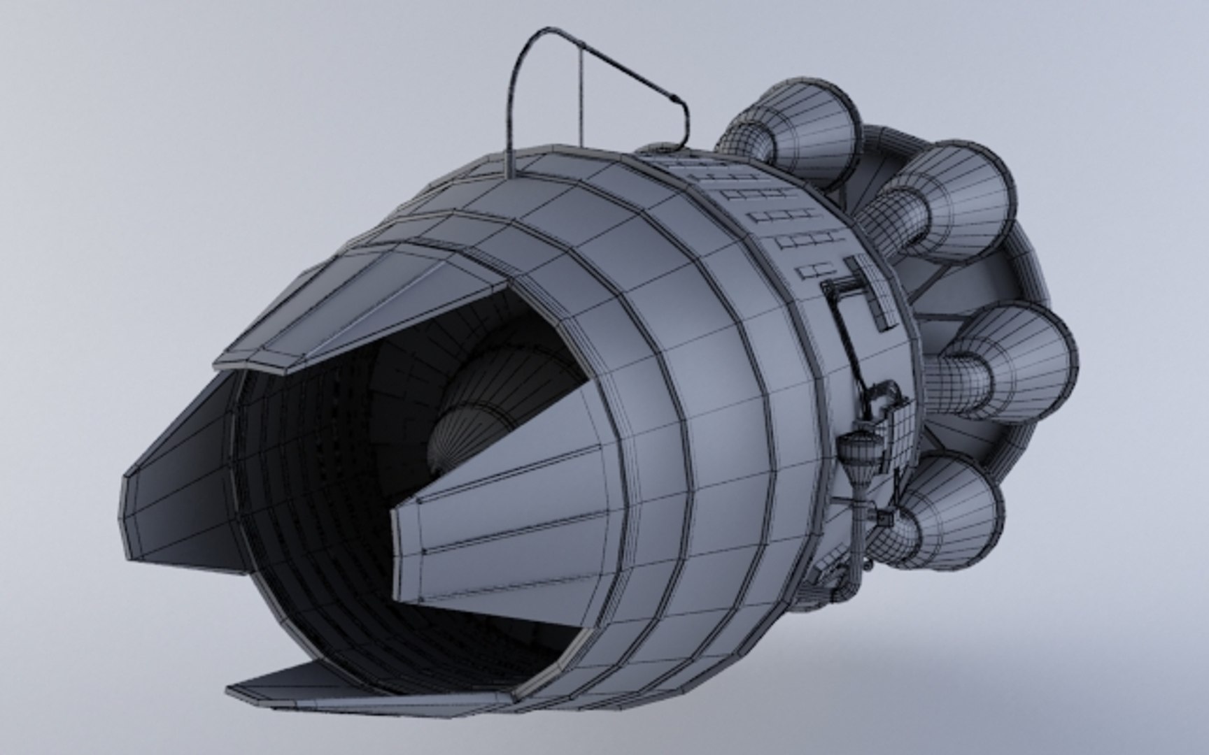 Jet Engine Mkiii 3d Max
