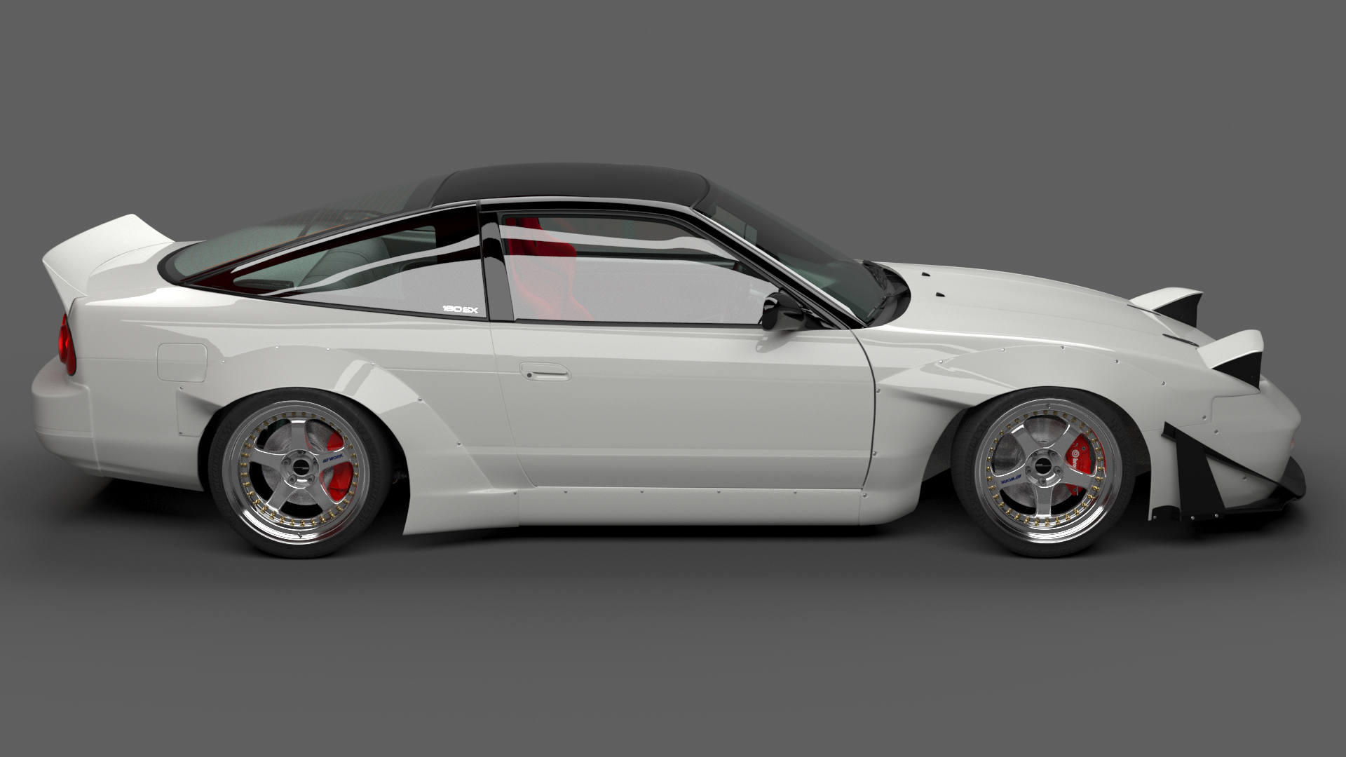 Nissan S13 180SX 3D - TurboSquid 2241253