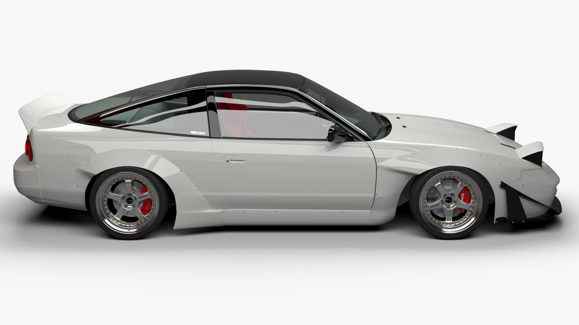 Nissan S13 180SX 3D - TurboSquid 2241253