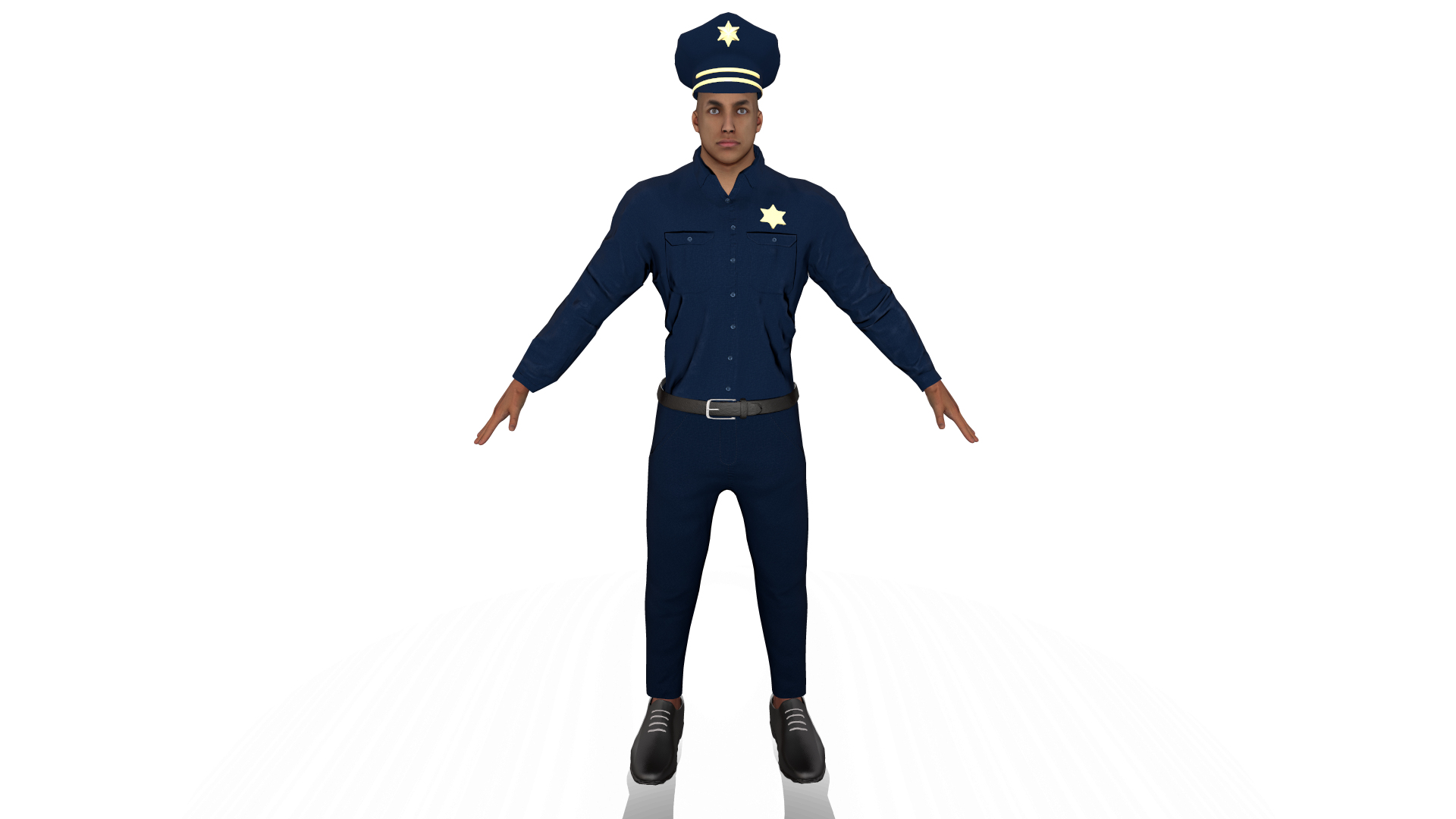 3D Policeman - TurboSquid 1804342