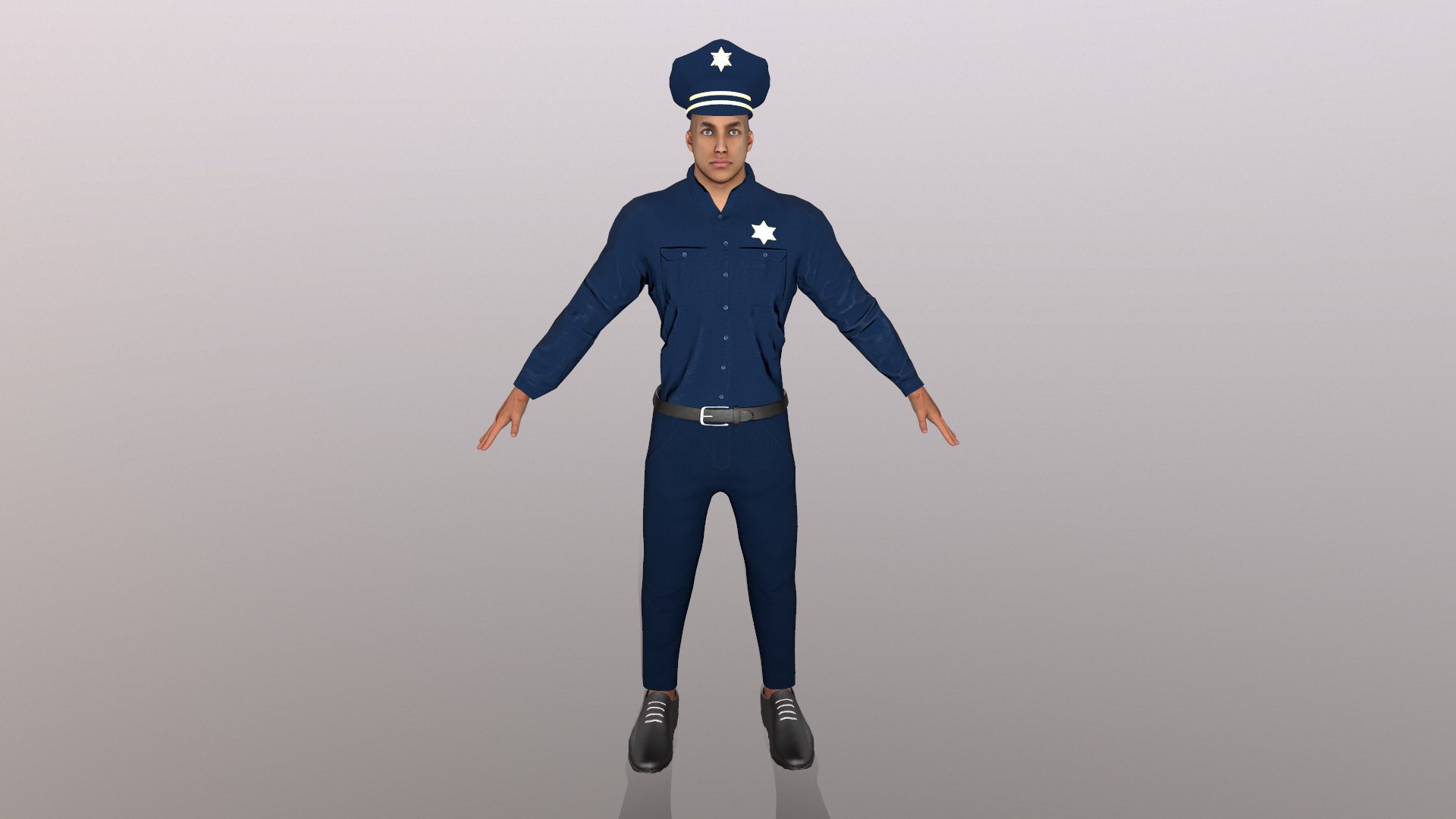 3D Policeman - TurboSquid 1804342