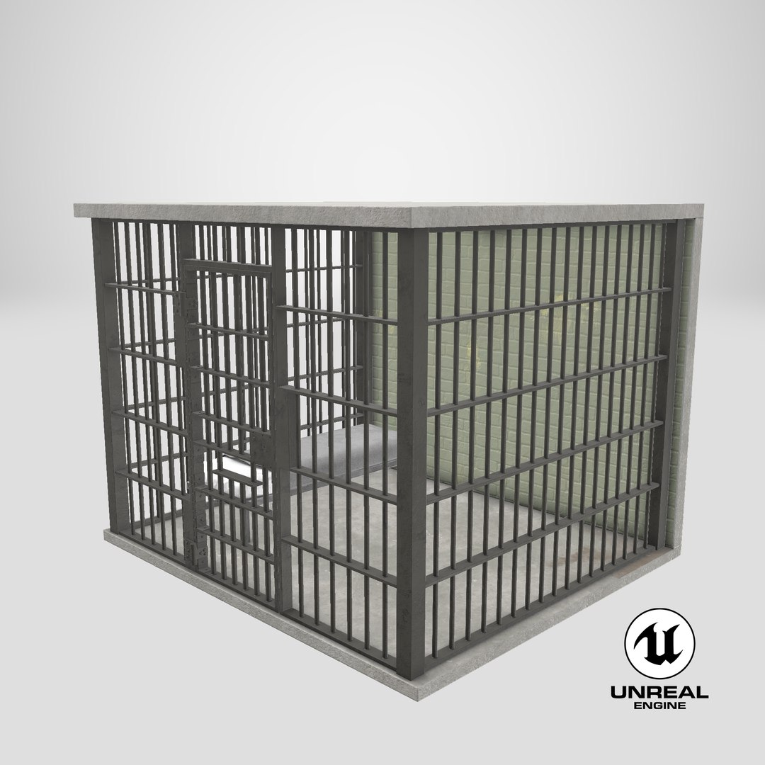 Jail cell 3D model - TurboSquid 1303659