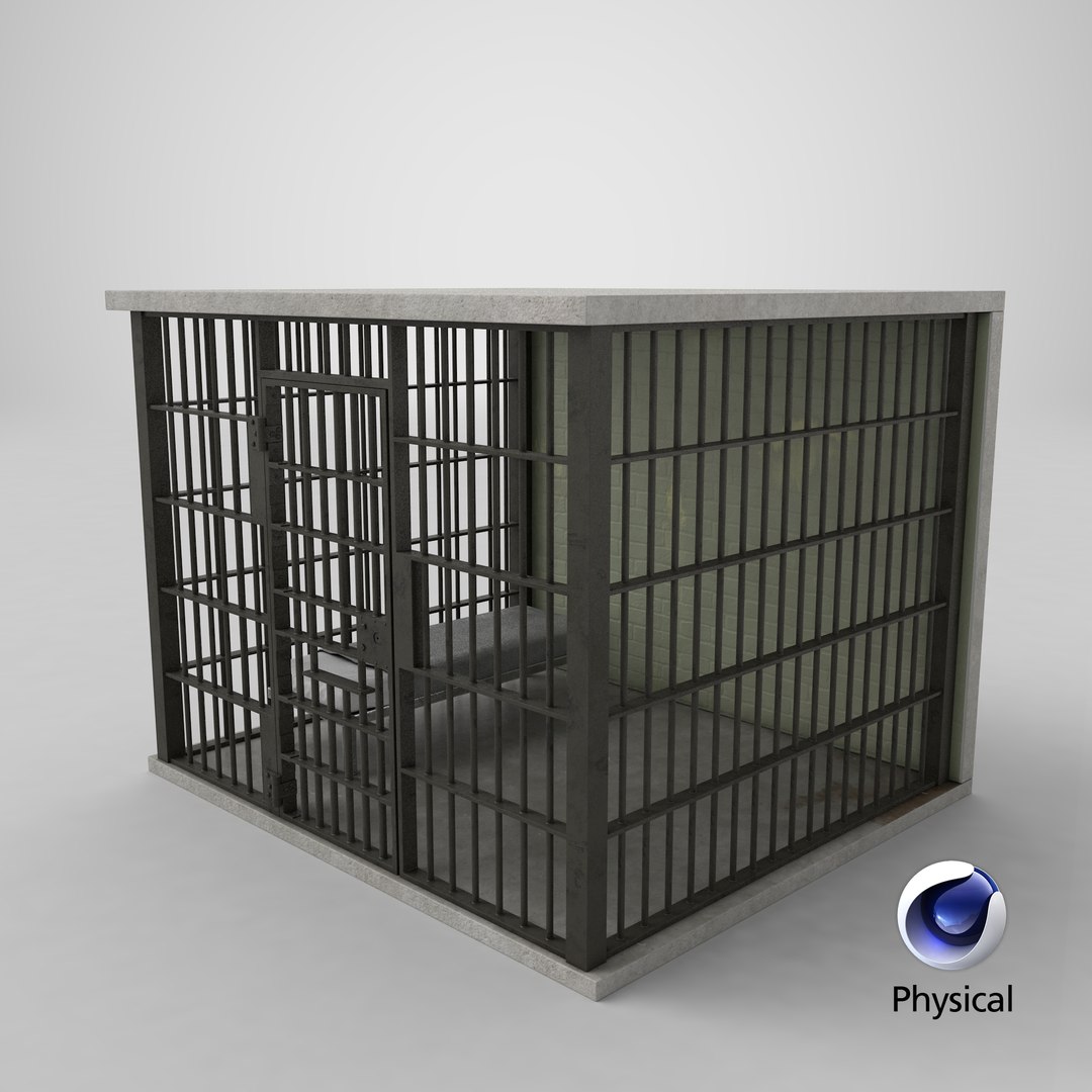 Jail cell 3D model - TurboSquid 1303659