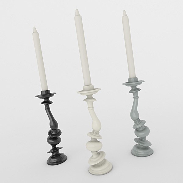 candle holder 3d model