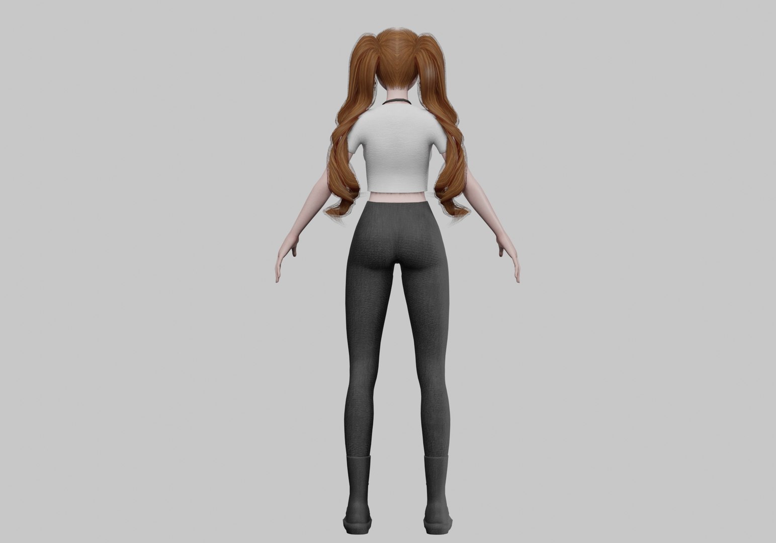 3D Standard Anime Girl V40580 - TurboSquid 2269237