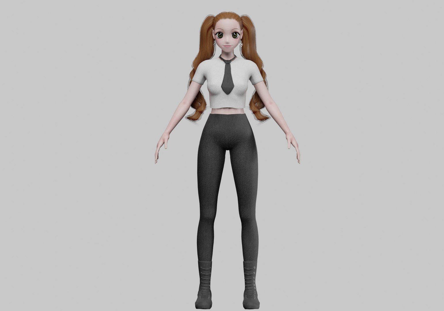 Standard Anime Girl V40580 - TurboSquid 2269237