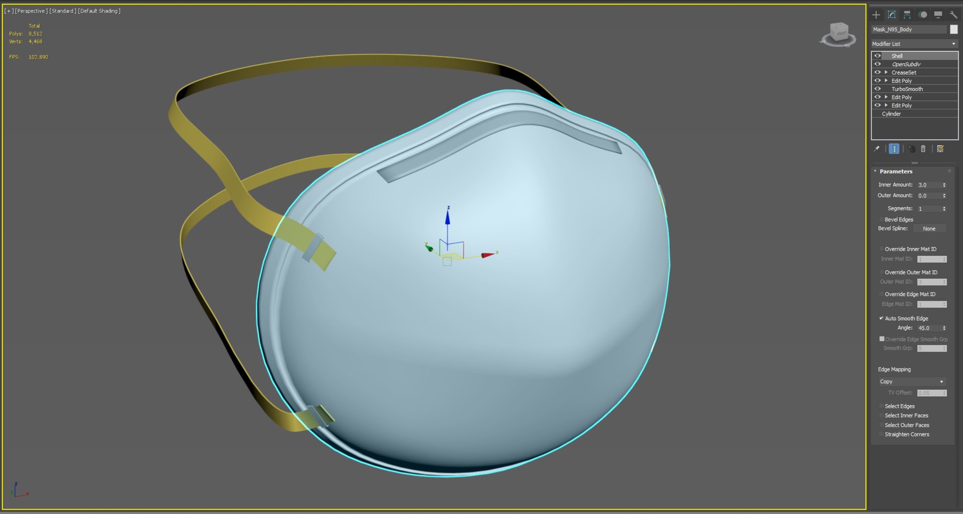 Free N95 Mask Coronavirus 3D Model - TurboSquid 1535320