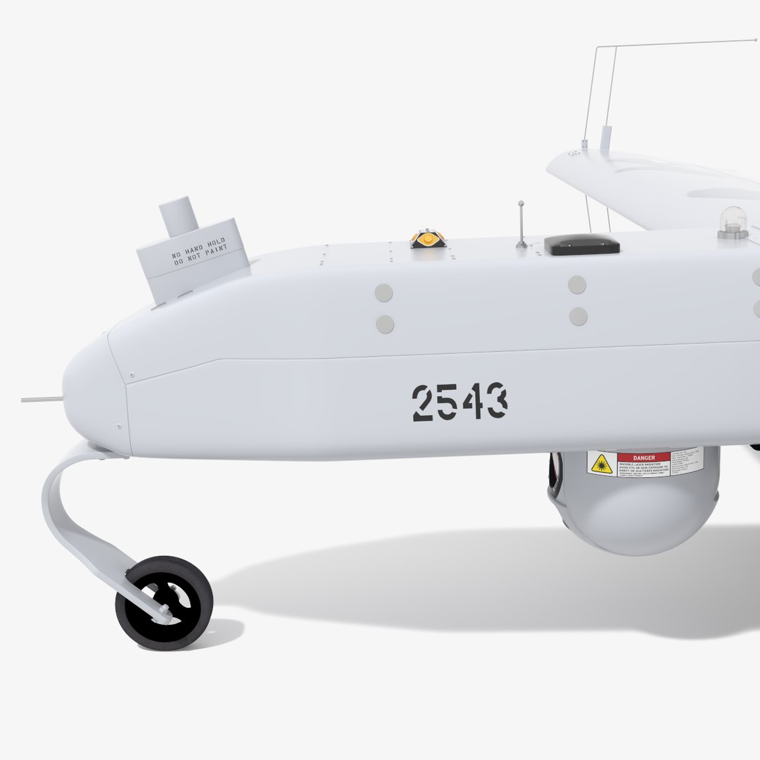 rq-7 shadow 200 unmanned 3d model