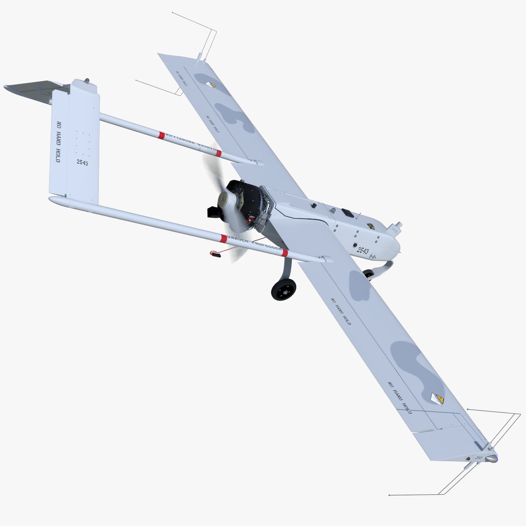 rq-7 shadow 200 unmanned 3d model