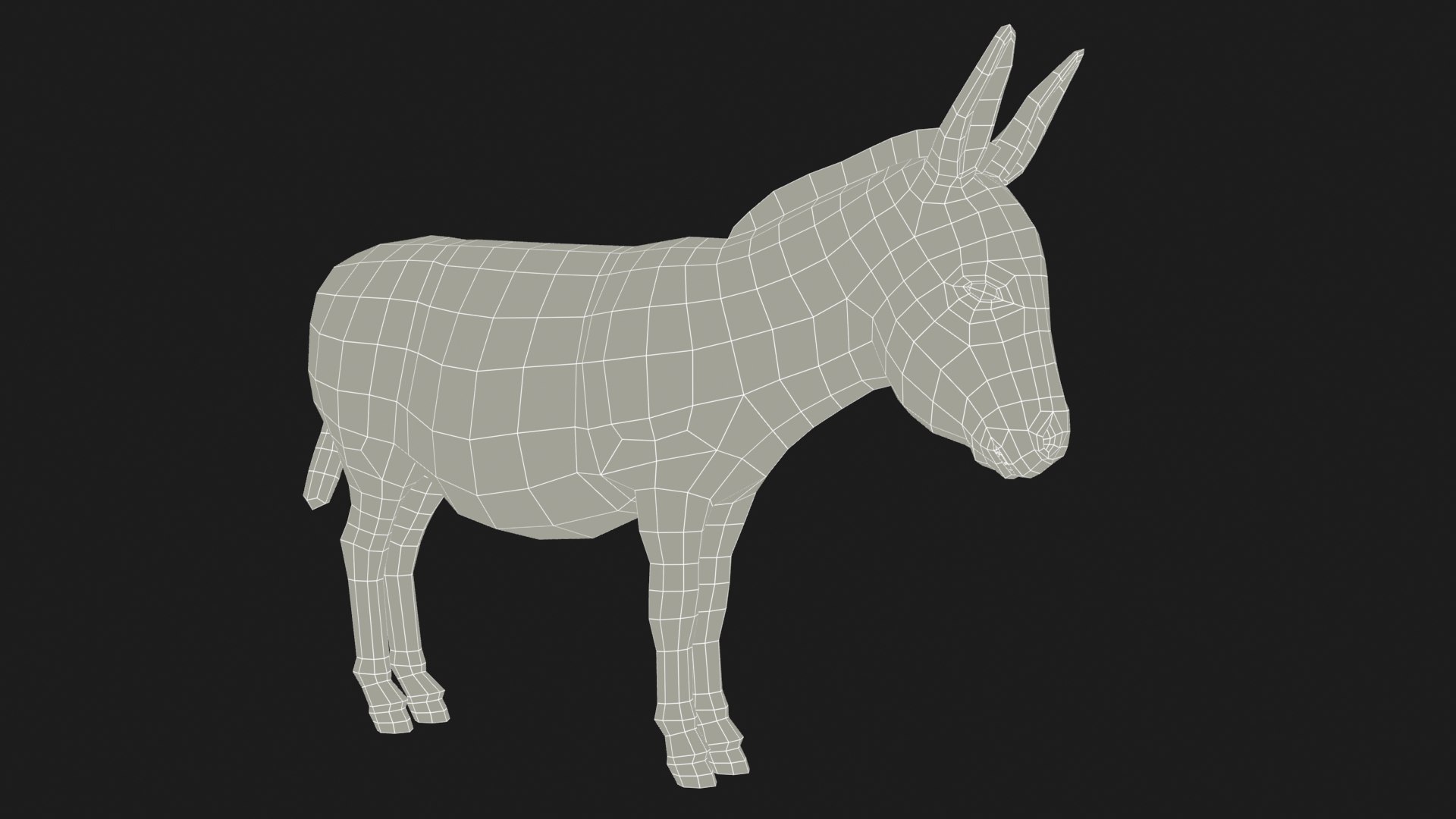 3D Model Donkey - TurboSquid 1811040