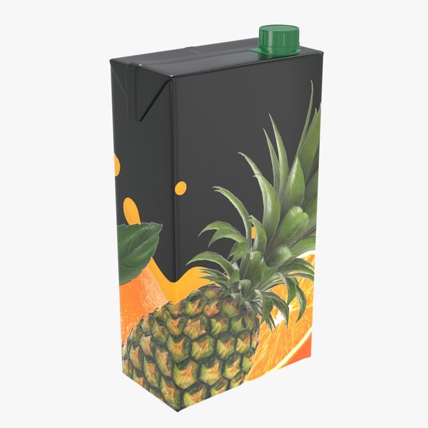 3D juice packaging cap model - TurboSquid 1528460