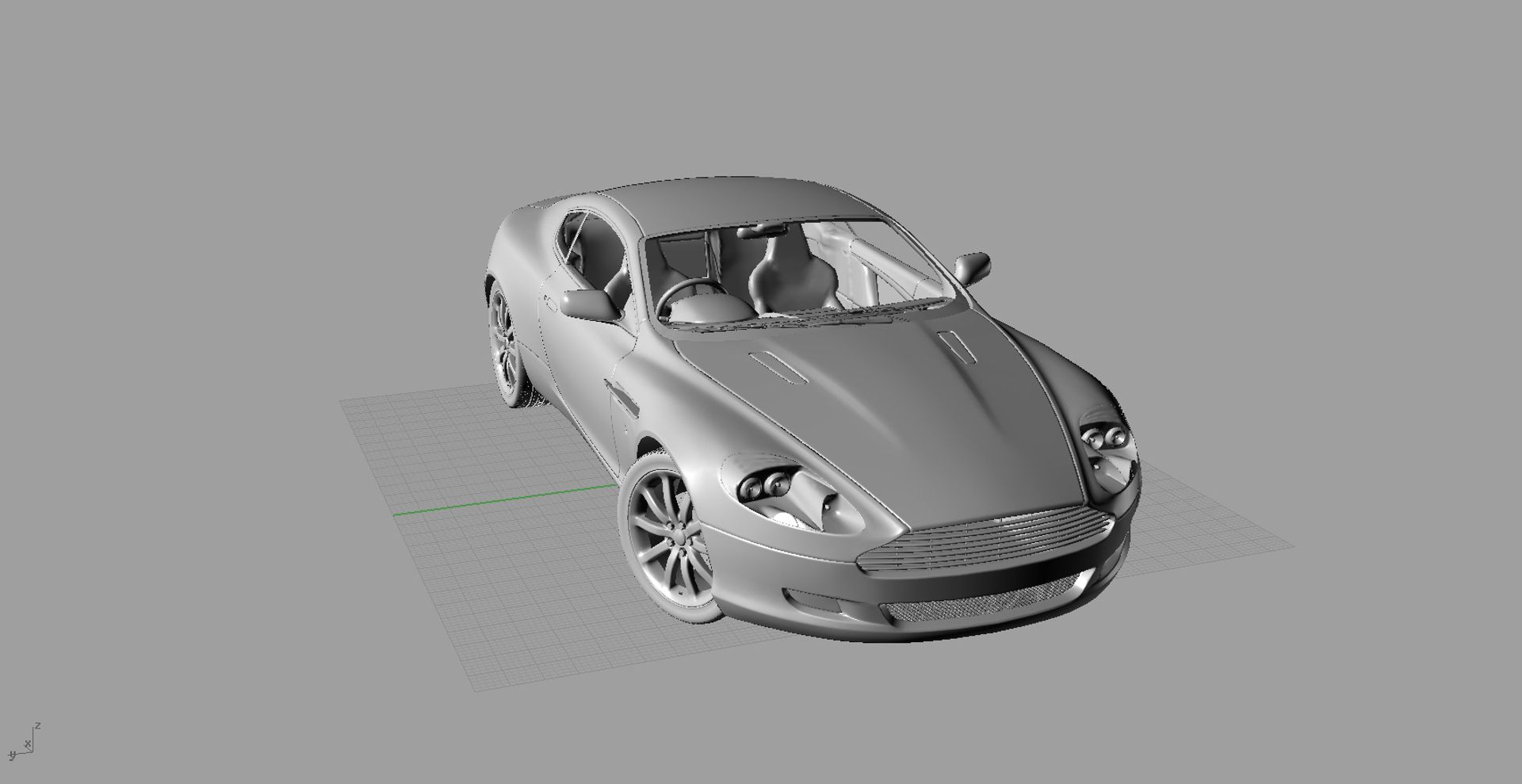 3d aston martin db9 2005