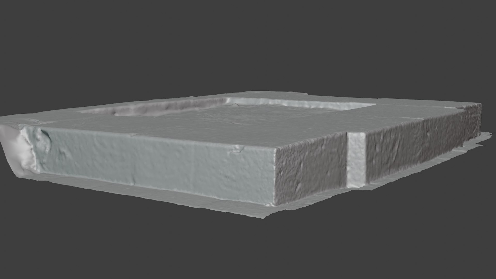 3D Concrete Bench Scanned Model - TurboSquid 2023967