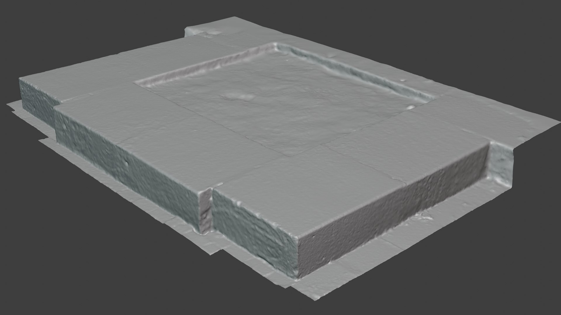 3D Concrete Bench Scanned Model - TurboSquid 2023967