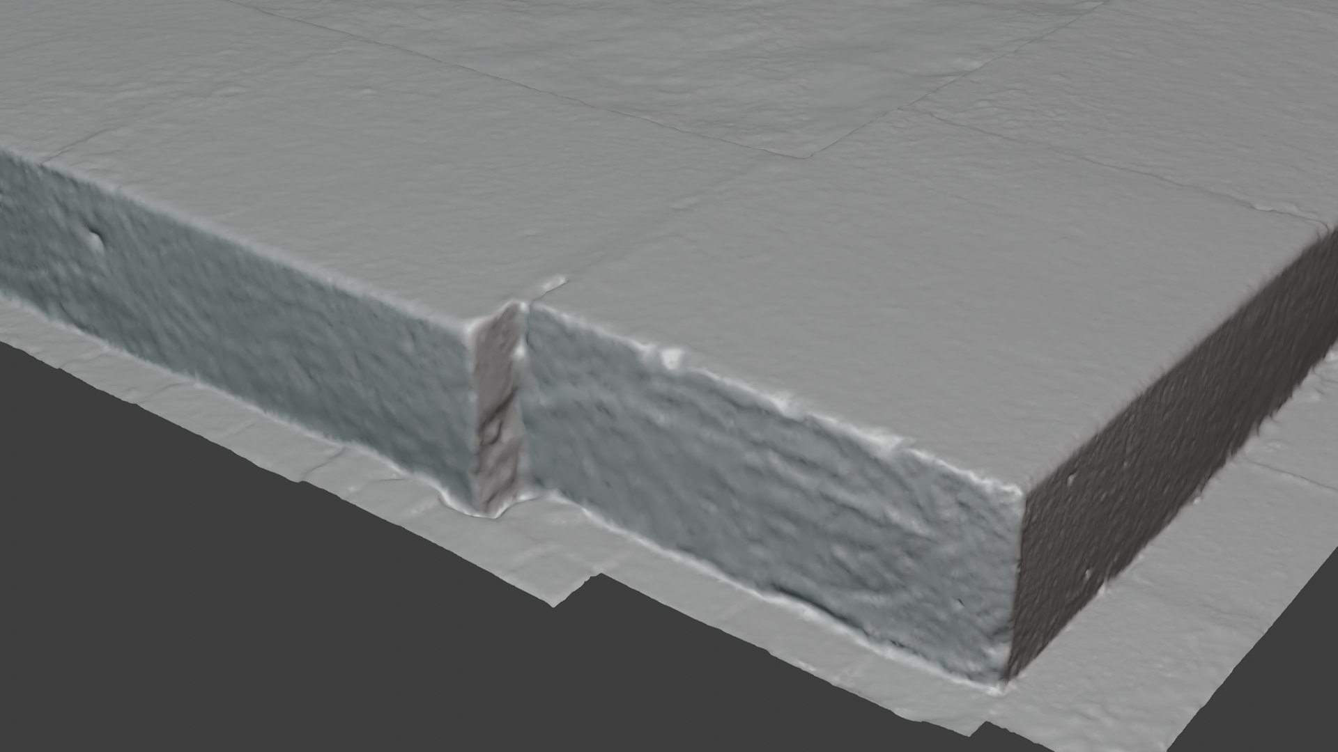 3D Concrete Bench Scanned Model - TurboSquid 2023967