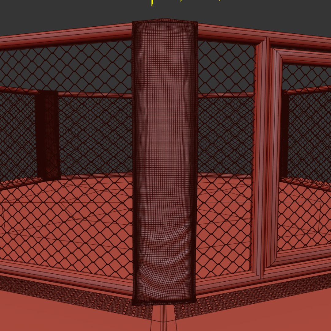 Arena octagon mma cage 3D model - TurboSquid 1707366