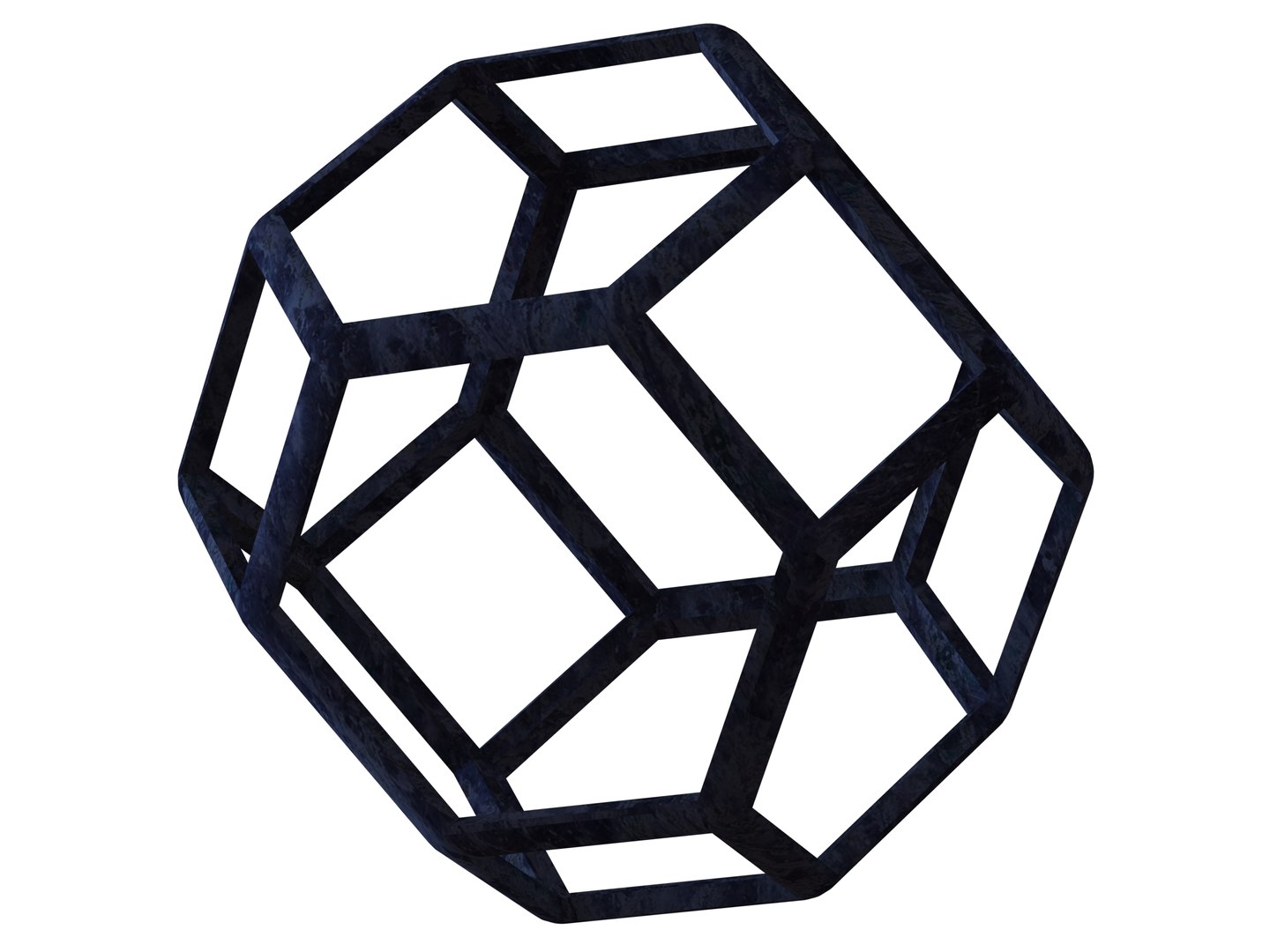 Wireframe Shape Tetradecahedron 3D - TurboSquid 2170681