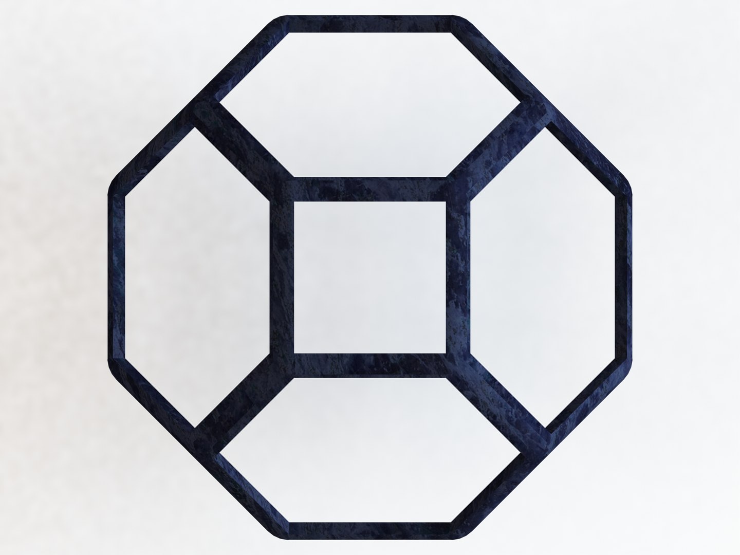Wireframe Shape Tetradecahedron 3D - TurboSquid 2170681