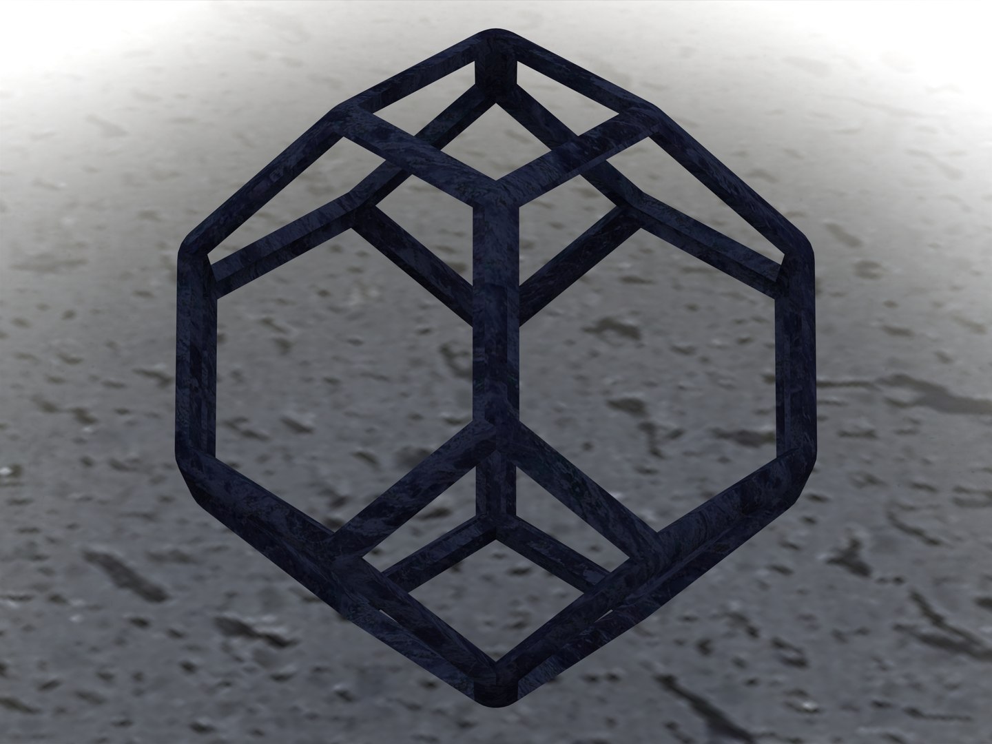 Wireframe Shape Tetradecahedron 3D - TurboSquid 2170681