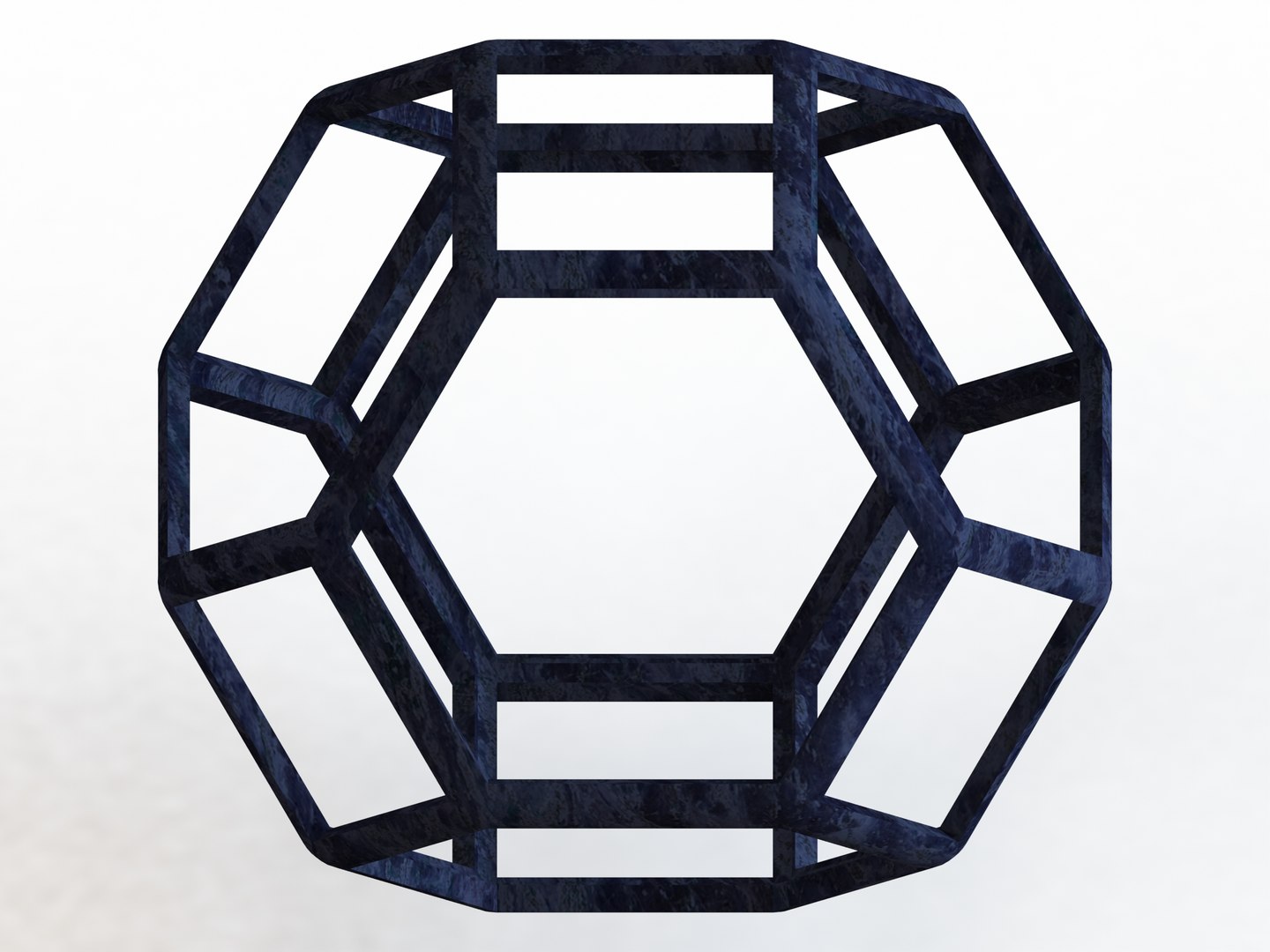 Wireframe Shape Tetradecahedron 3D - TurboSquid 2170681