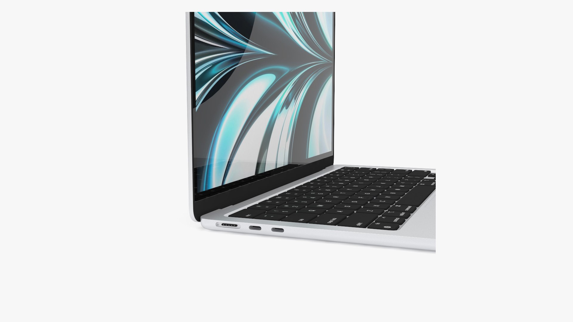 Apple MacBook Air M2 2022 Silver 3D Model - TurboSquid 2064947