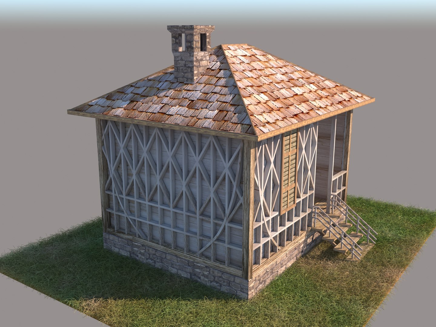 Hut Building Shack 3D Model - TurboSquid 1614315