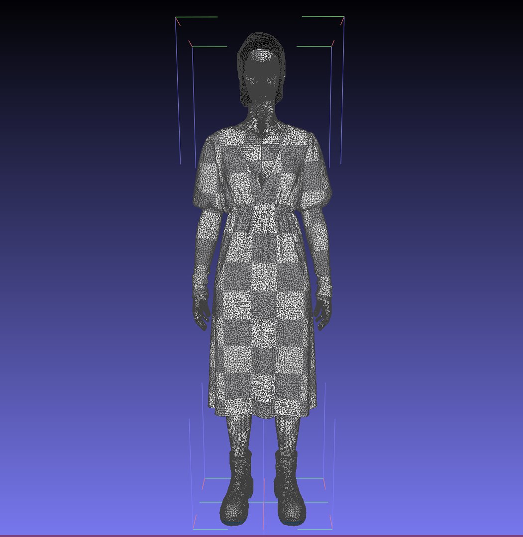 3D Model NFT-Ladies Fur Dress - TurboSquid 2024082