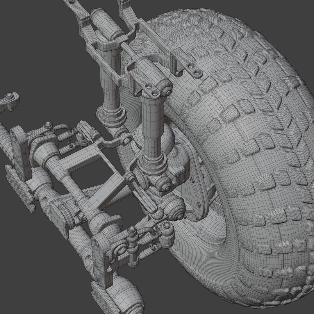 3D Model BTR And APC Suspension With Wheel - TurboSquid 1961214
